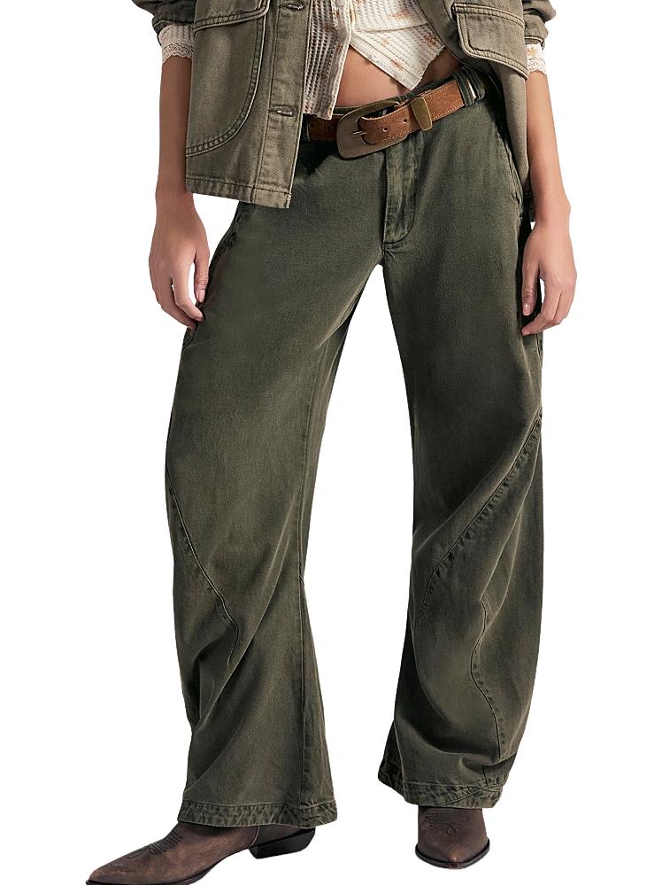FREE PEOPLE FREE PEOPLE Spotlight Washed Wide Leg Pants